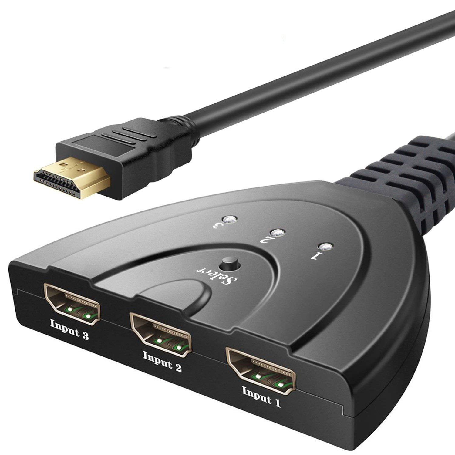 Switcher 3 Ports With Pigtail Cable Switch Splitter High Speed ...