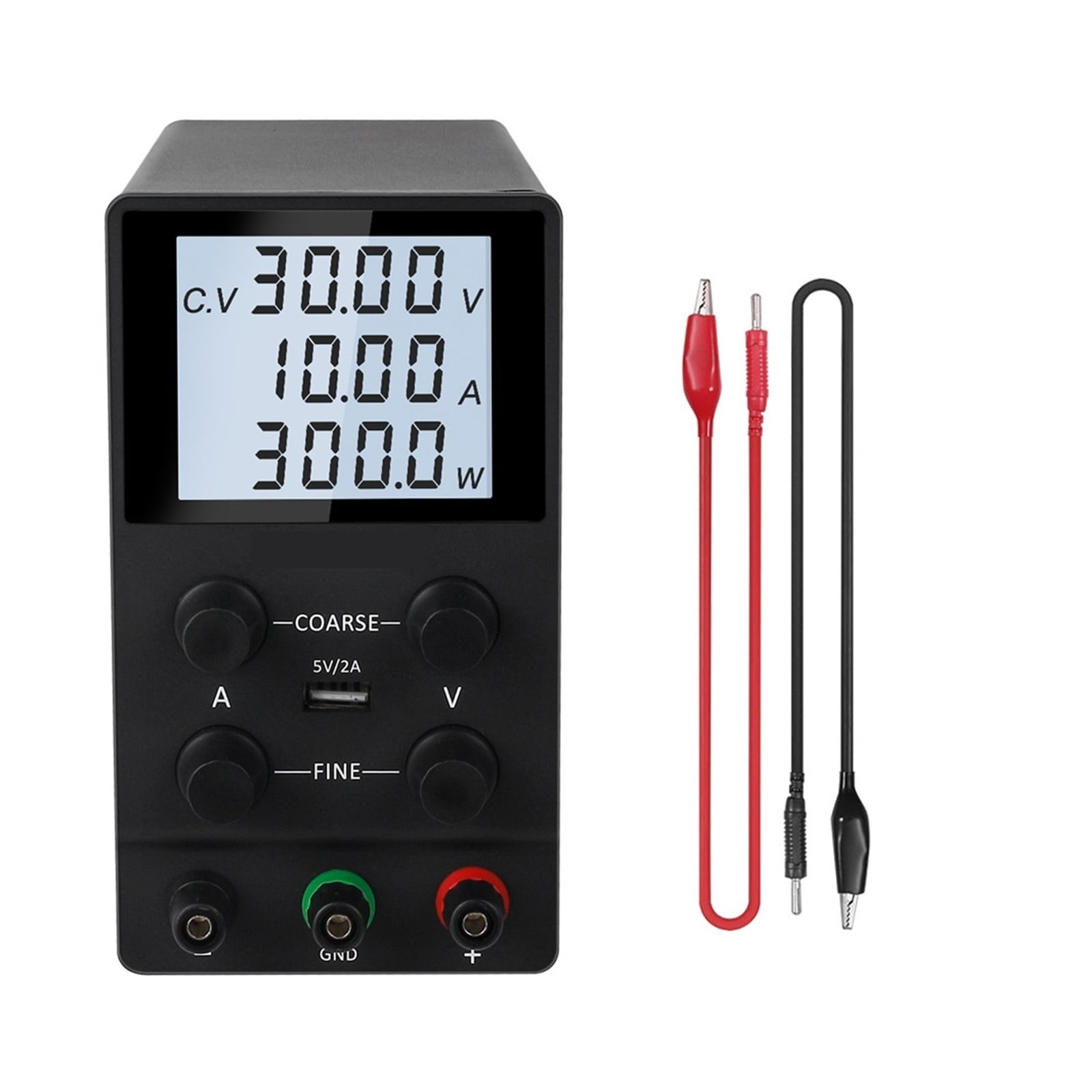 Switching DC Lab Power Supply Adjustable 30V 10A Fine Regulation 0.001A ...