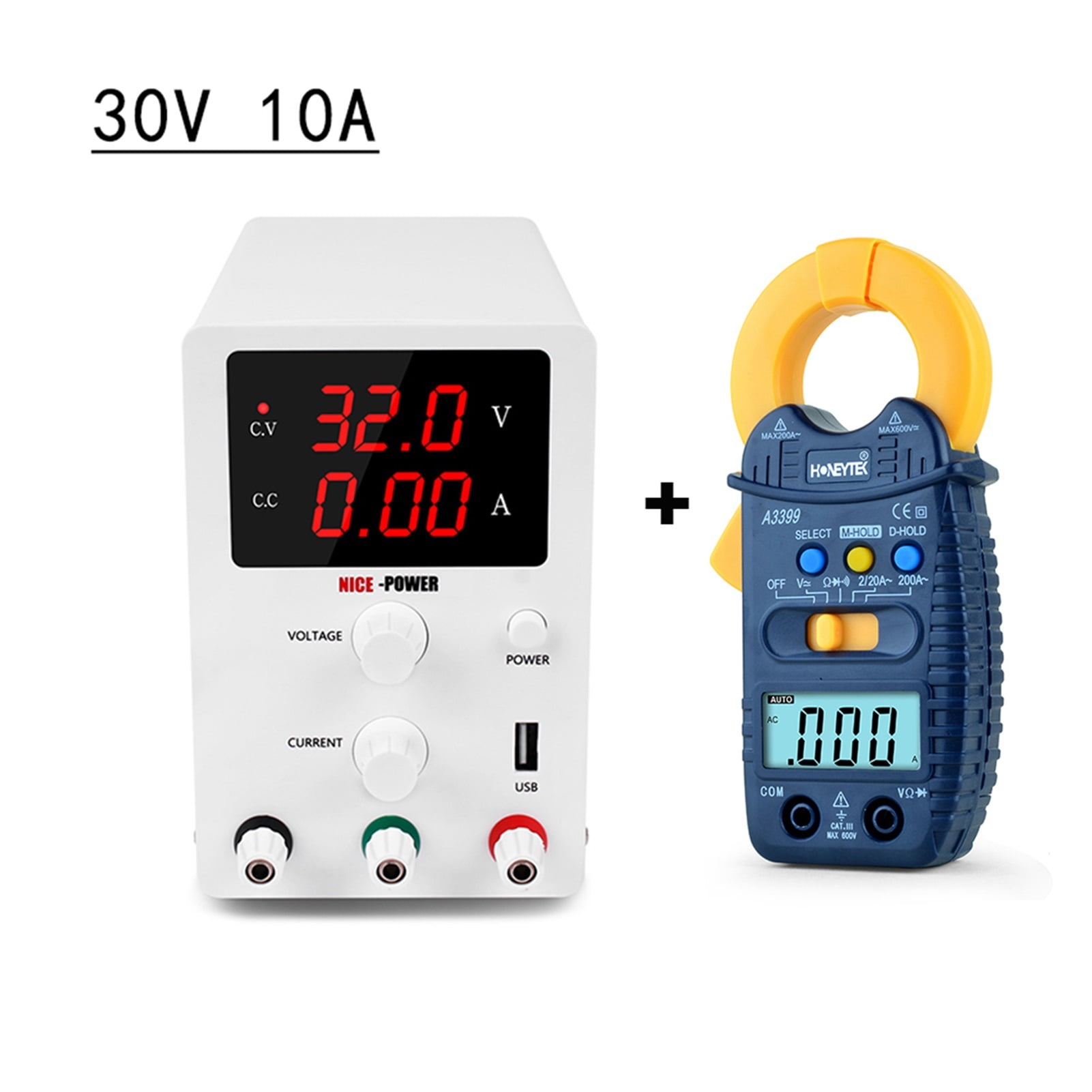 Switching DC Lab Power Supply Voltage Regulators 30V 10A 120V 3A ...