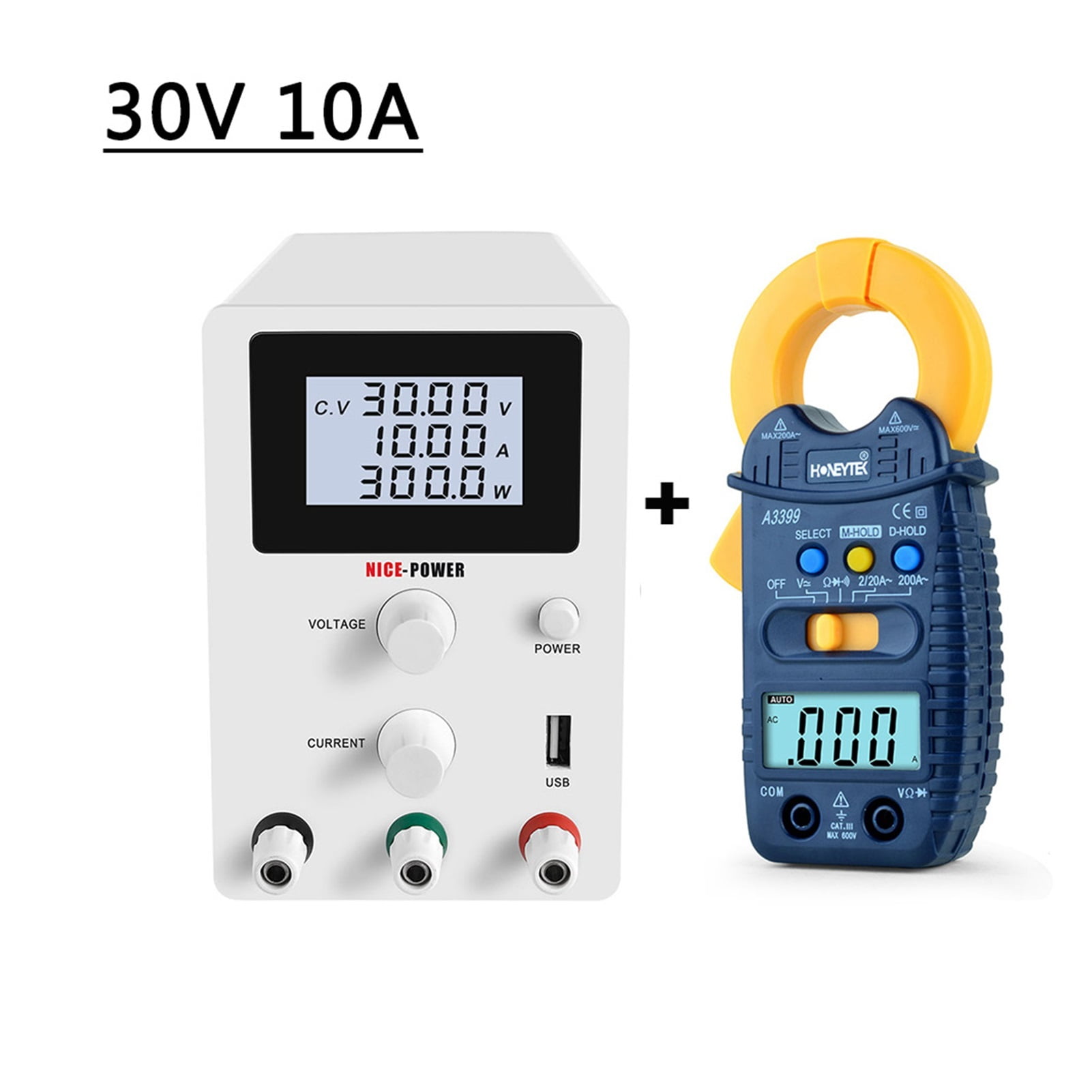 Switching DC Lab Power Supply Voltage Regulators 30V 10A 120V 3A ...
