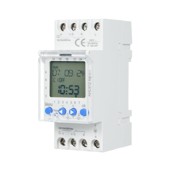Switching controller,Channel Switch 16a Time Switch Din 2 Channel ...