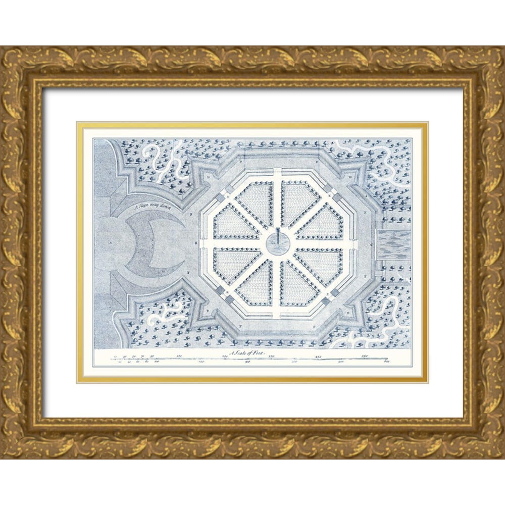 Switzer, Stephen 24x19 Gold Ornate Wood Framed with Double Matting ...