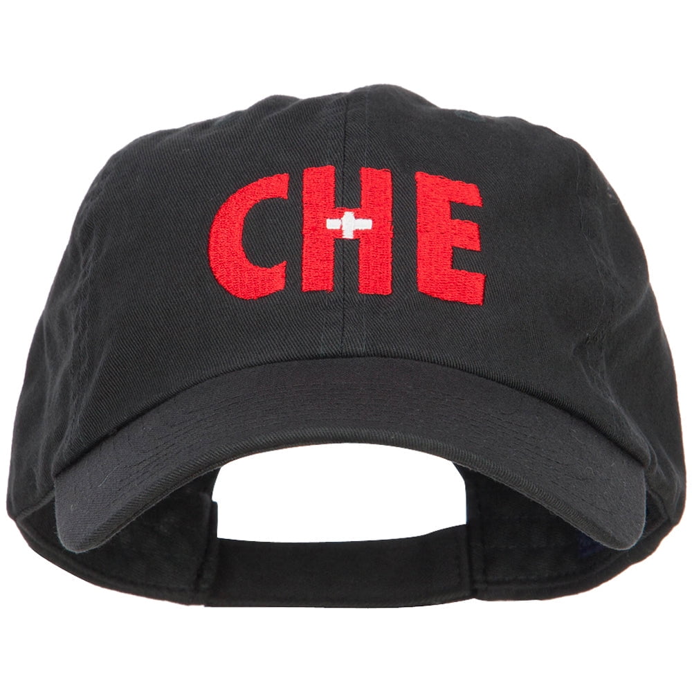 Switzerland CHE Flag Embroidered Low Profile Cap - Black OSFM - Walmart.com