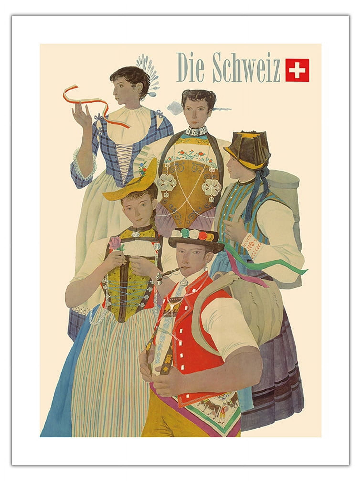 Switzerland (Die Schweiz) - Traditional Swiss Folkloric Costumes ...
