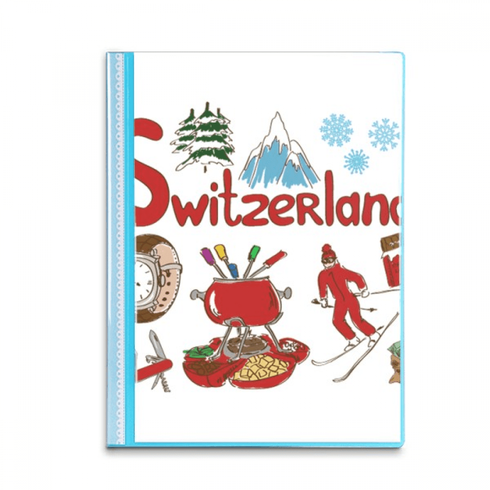 Switzerland National symbol Landmark Book Sheet Protectors Portfolio ...