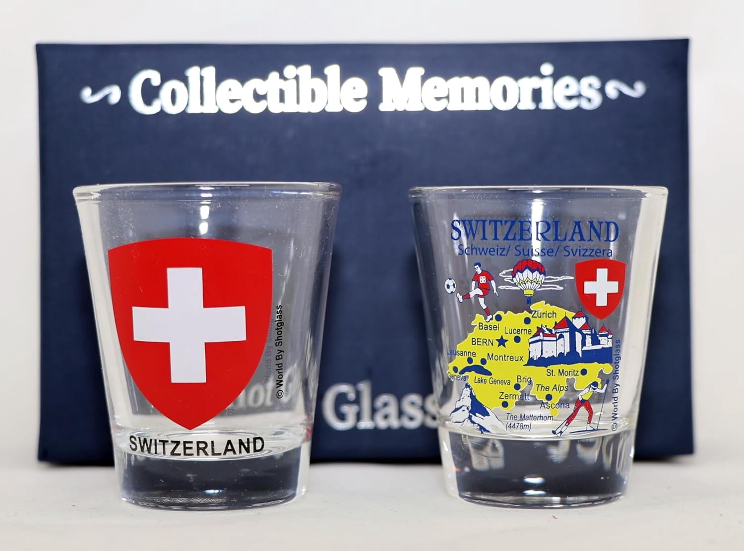 Switzerland Souvenir Boxed Shot Glass Set (Set of 2) - Walmart.com
