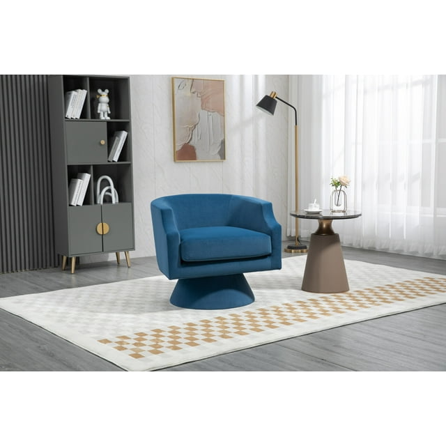 Swivel Accent Chair Armchair, 360° Rotation Living Room Chairs with ...