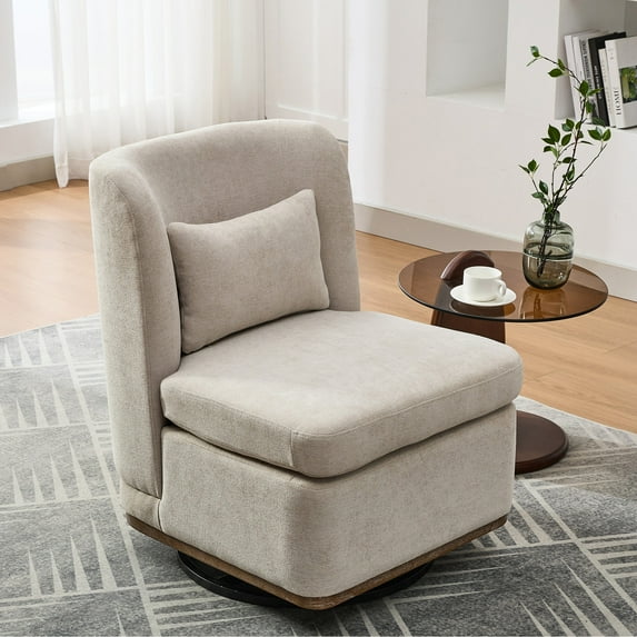 Swivel Accent Chair / Chenille Upholstery, Pocket Spring Seat ...