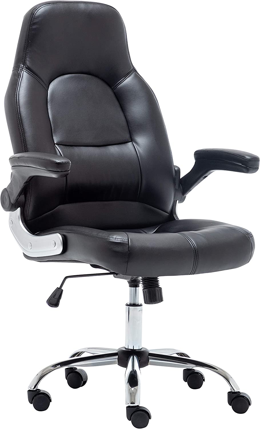 Swivel Adjustable Black Home Office Gaming Chair, Executive up Arms ...