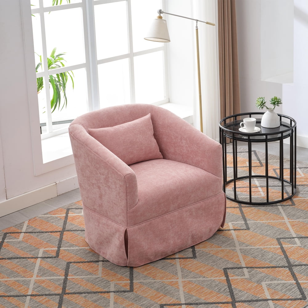 Swivel Armchair, Single Sofa Chair with 360 Degree Rotating Base ...