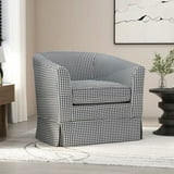 Swivel Armchair | Spin During Movie Time and Reading | Premium Fabric and Iron Combination ...