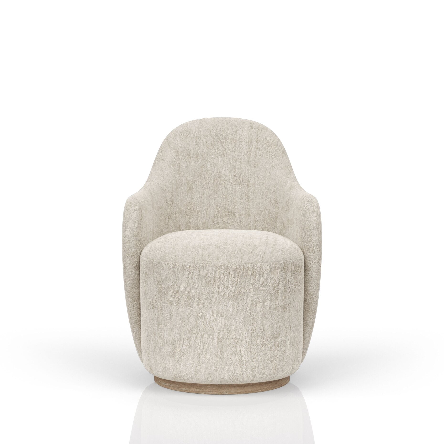Swivel Barrel Chair, 360° Small Single Sofa Armchair Comfy Round Sofa ...