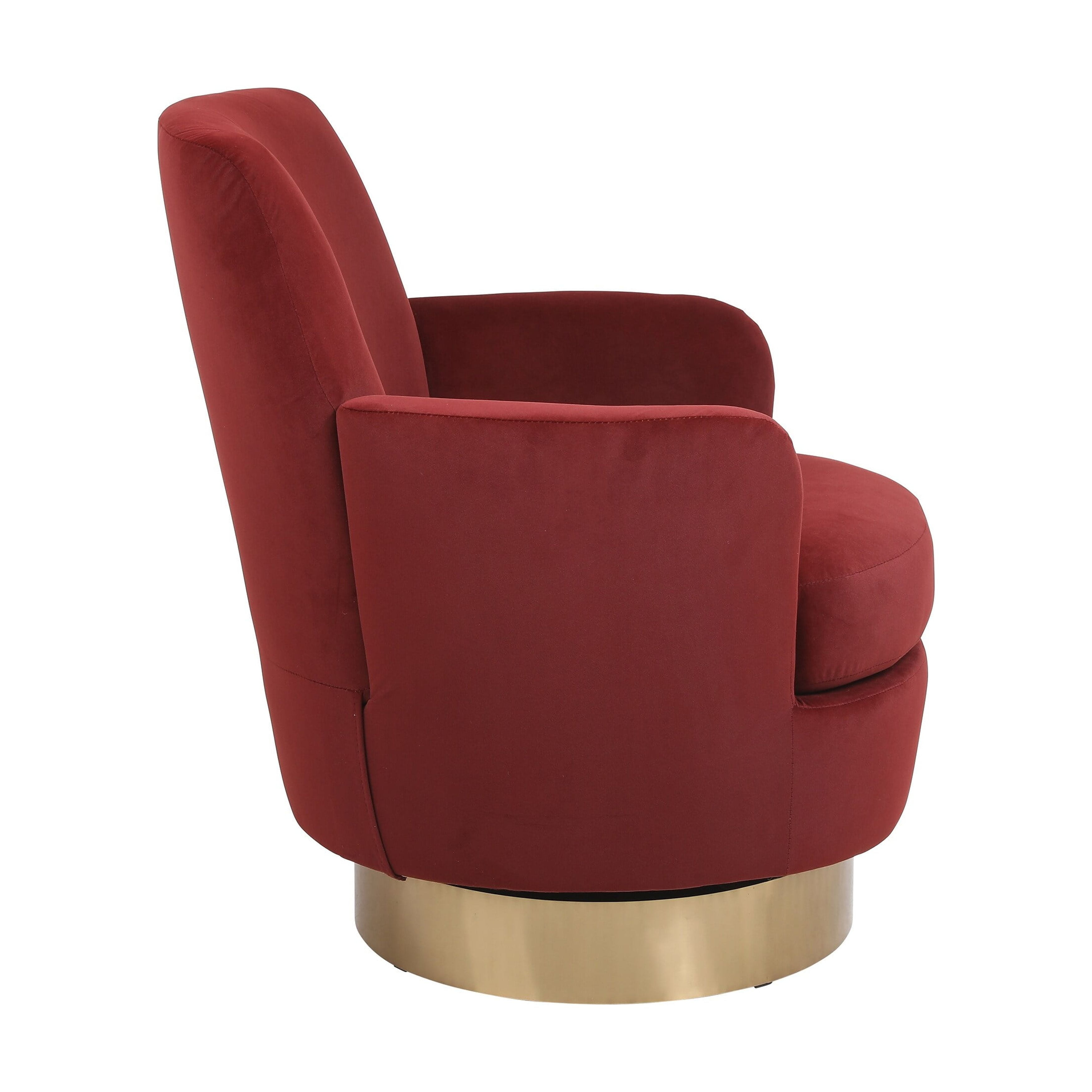 Swivel Barrel Chair, Swivel Accent Chairs Armchair,Round Barrel Chairs ...