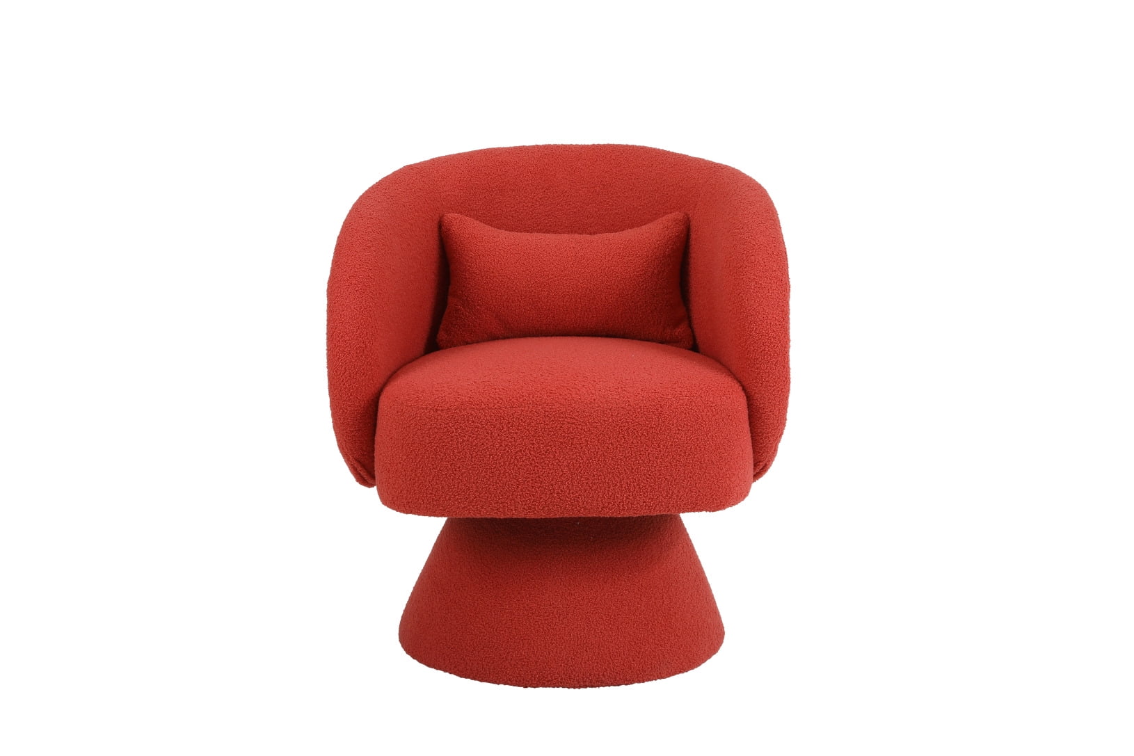 Swivel Barrel Chair, Upholstered Swivel Cuddle Accent Sofa Chairs for ...