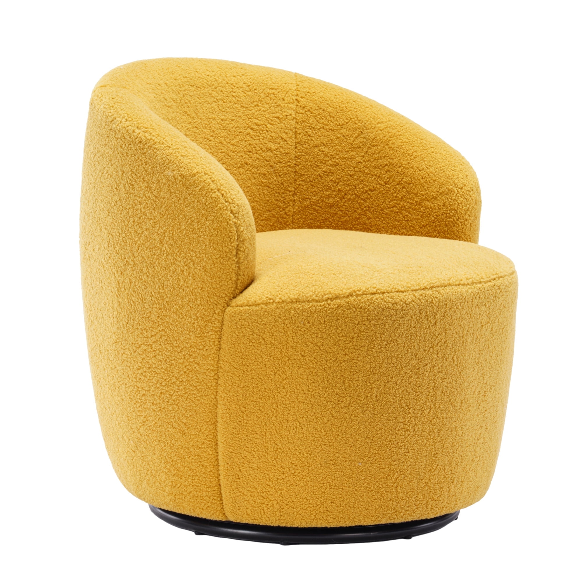 Swivel Barrel Chairs Accent Chair, 360° Swivel Single Armchair Round ...