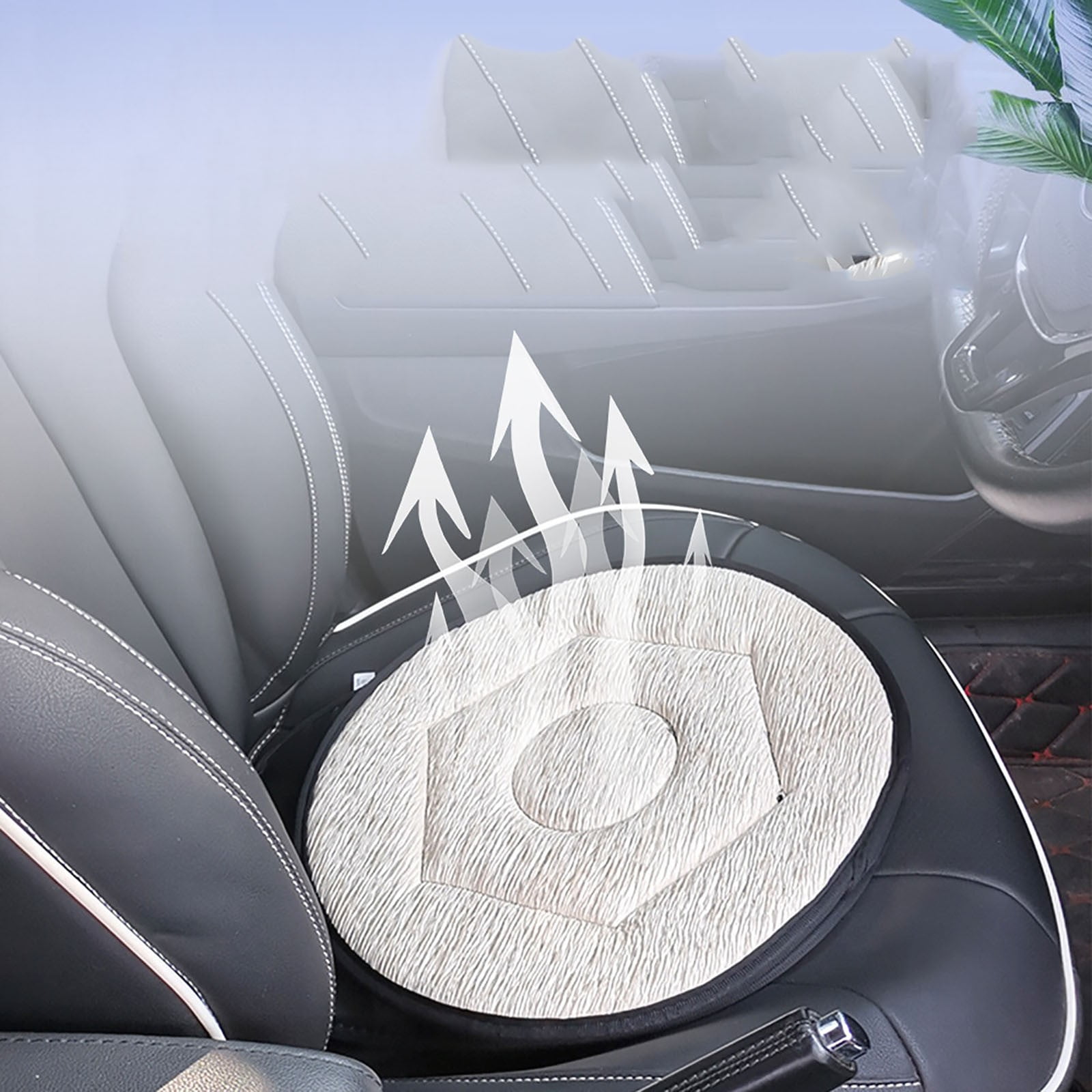 Swivel Car Seat Cushion, Portable Chair Seat Rotator, Rotating Car ...