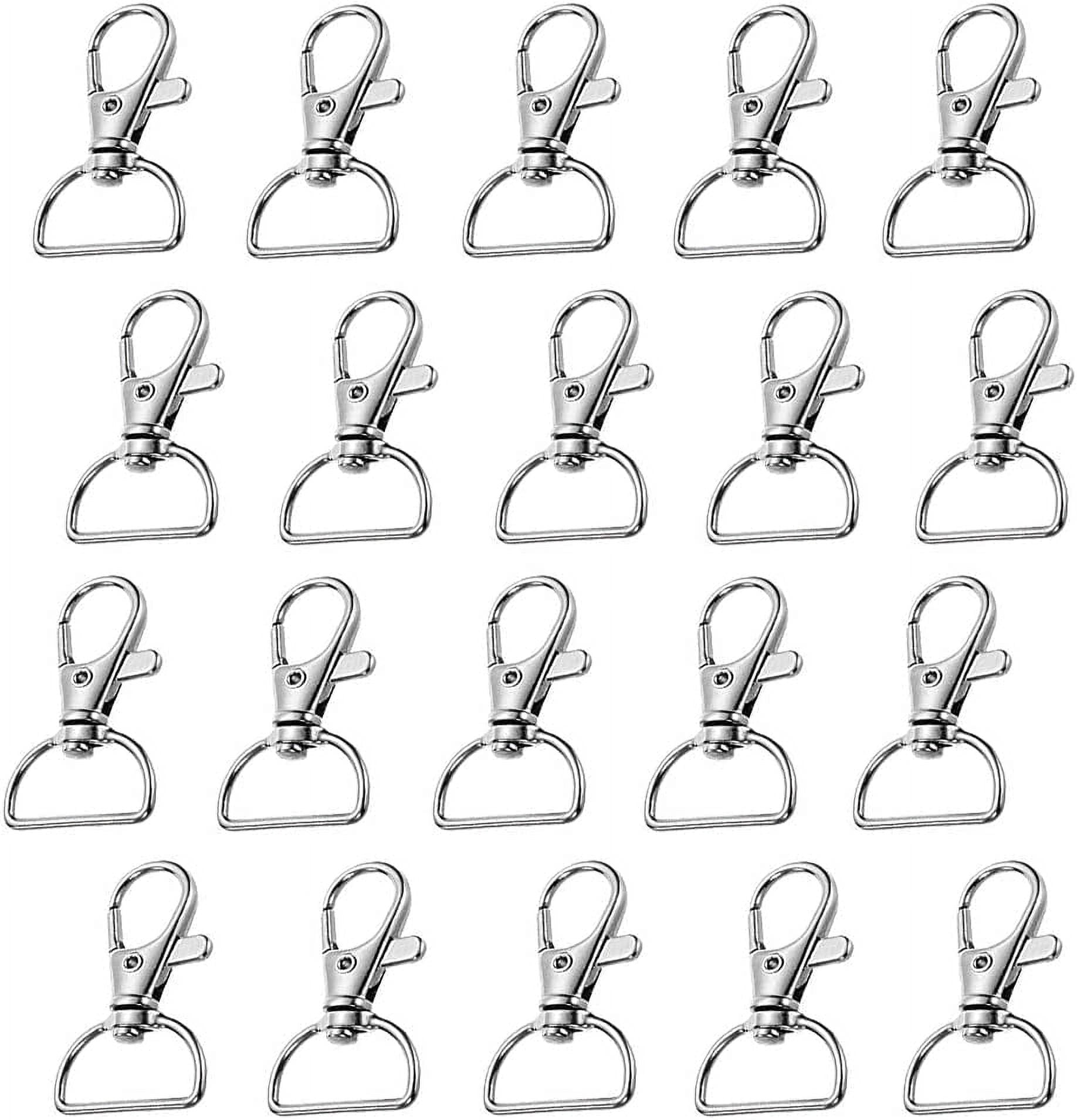 Swivel Clasps Lanyard Snap Hook, 3/4 Inch Metal Lobster Claw Clasp for ...