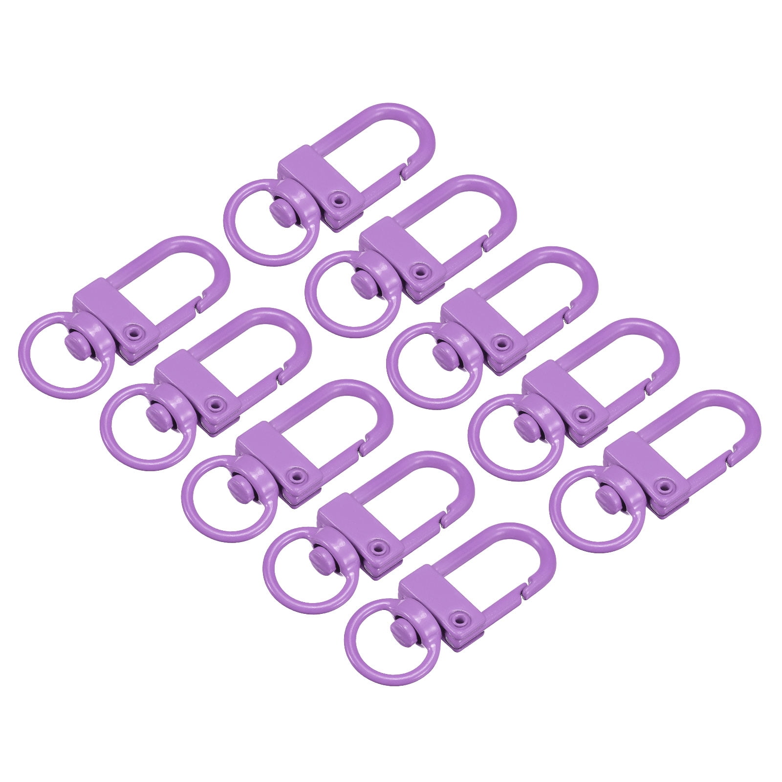 Swivel Clasps Snap Hook, 33x13mm Lobster Claw Clasp for DIY Purple ...