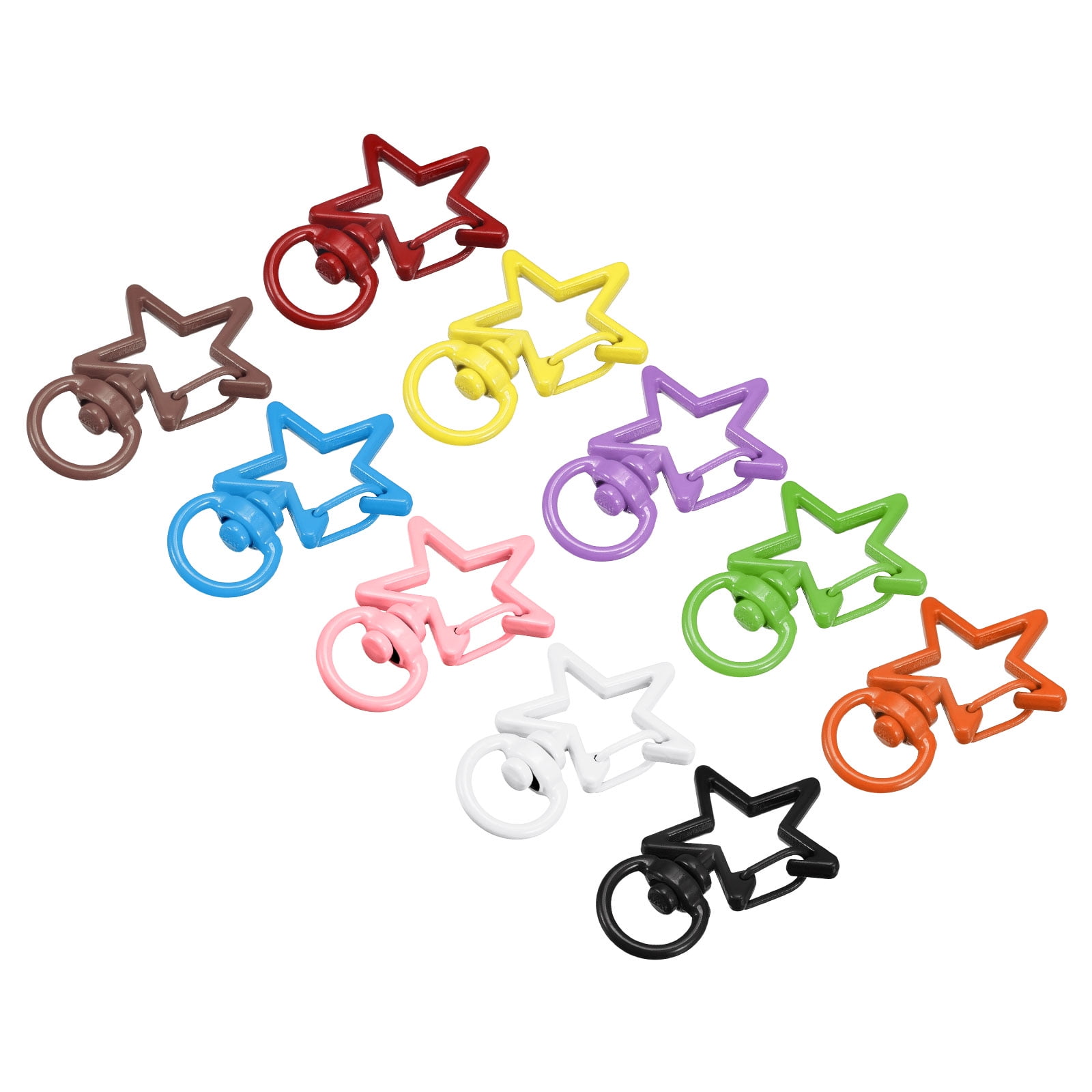Swivel Clasps Snap Hook, Star Shape Lobster Claw Clasp for DIY, Set of ...