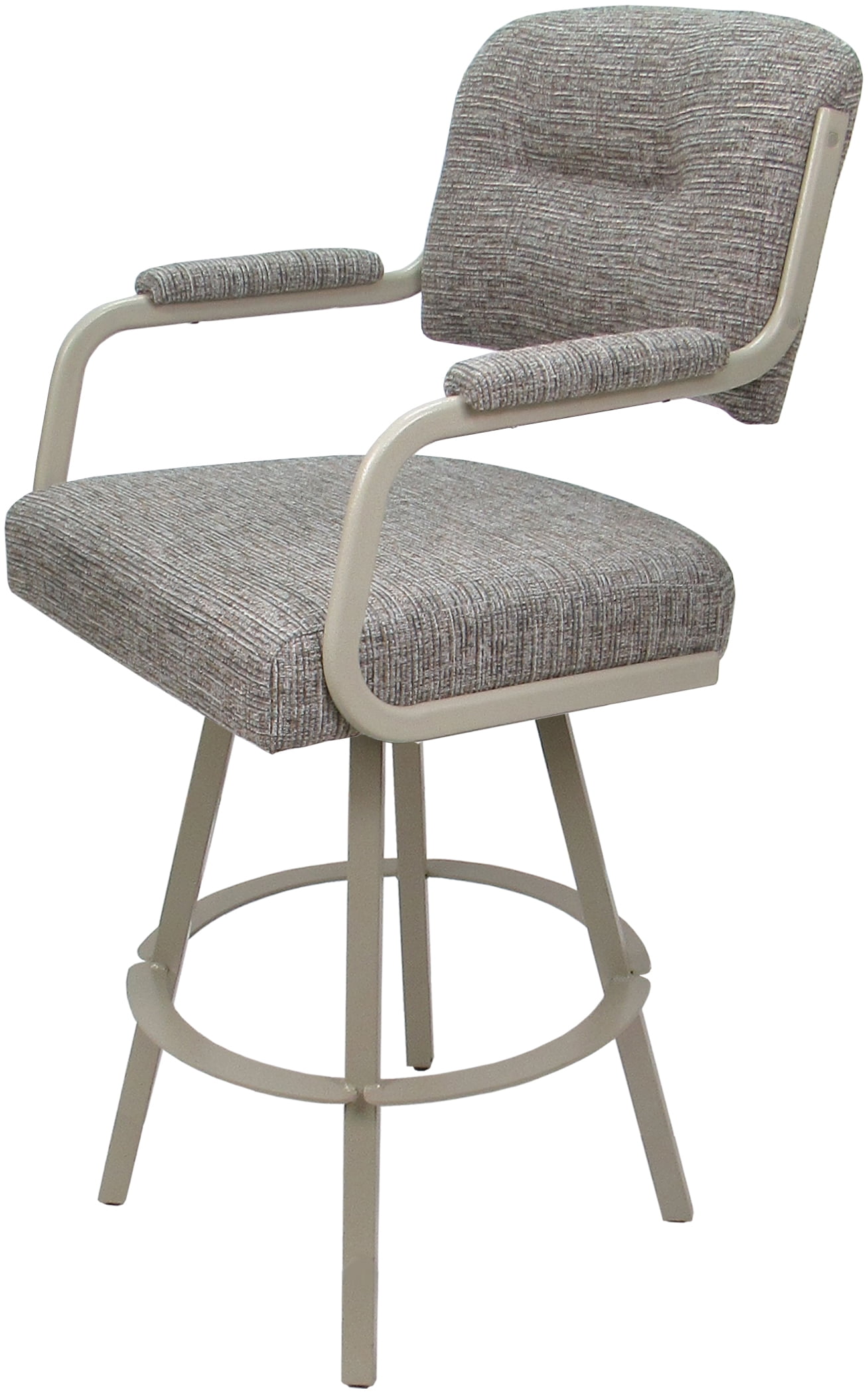 Swivel Counter Metal Bar Stool 26" - M-110 WB - Jetty June Khaki ...