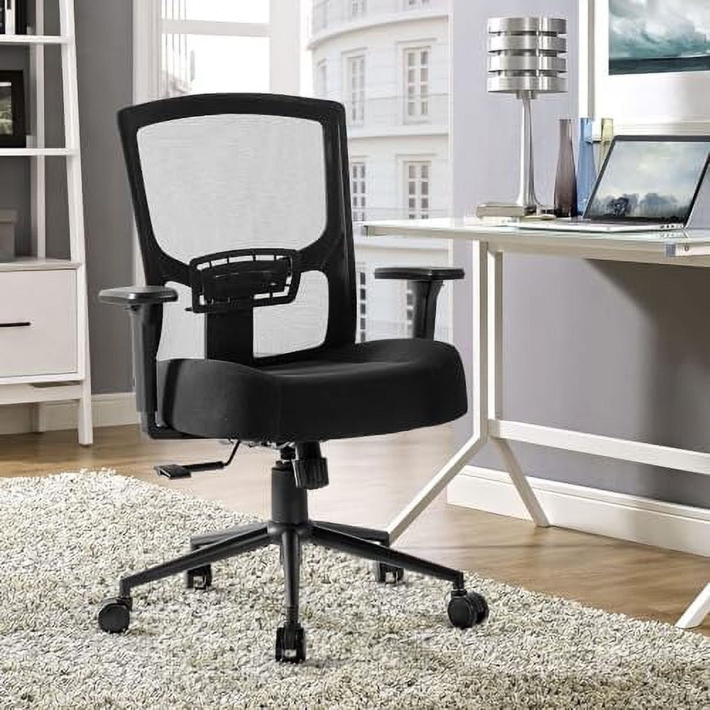 Swivel Ergonomic Office Mesh Chair Heavy Duty Big & Tall 500lbs Swivel ...