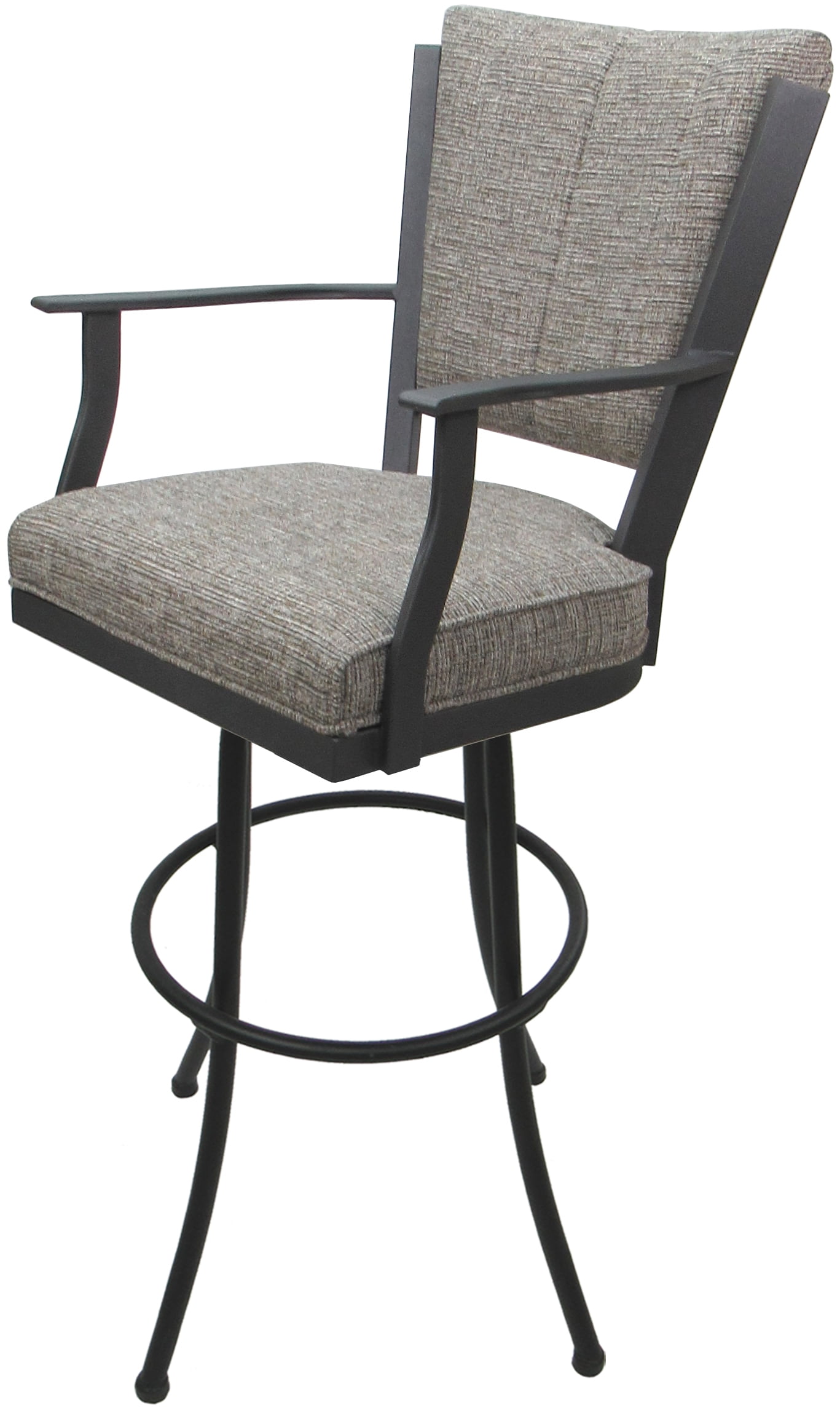 Swivel Extra Tall Metal Bar Stool 34" - Montana - Jetty June Tan - Gray ...