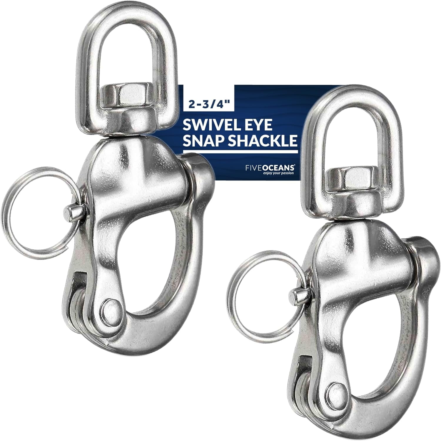 Swivel Eye Snap Shackle Quick Release Bail Rigging for Sailing Boat ...