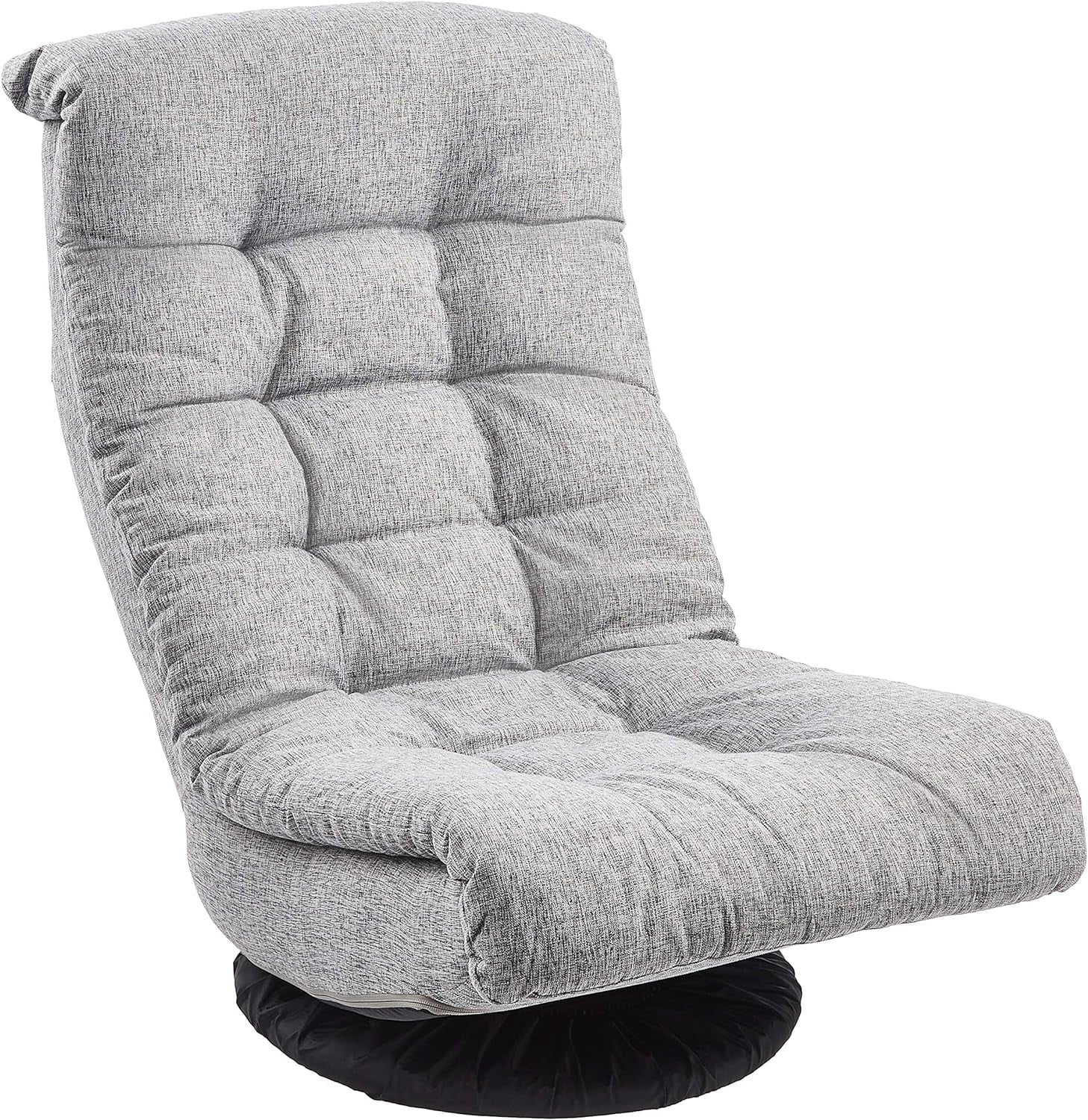 Swivel Foam Lounge Chair with Headrest, Floor-Compatible, Adjustable ...