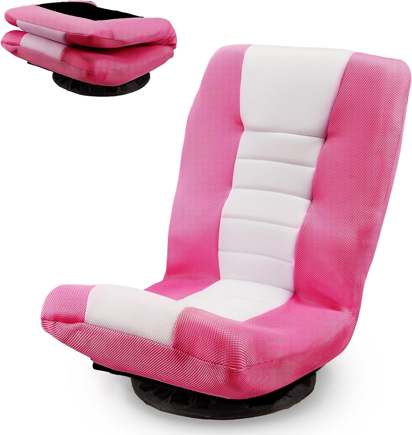 Swivel Gaming Chair 360 Rotating Floor Chair w/6 Adjustable Position ...