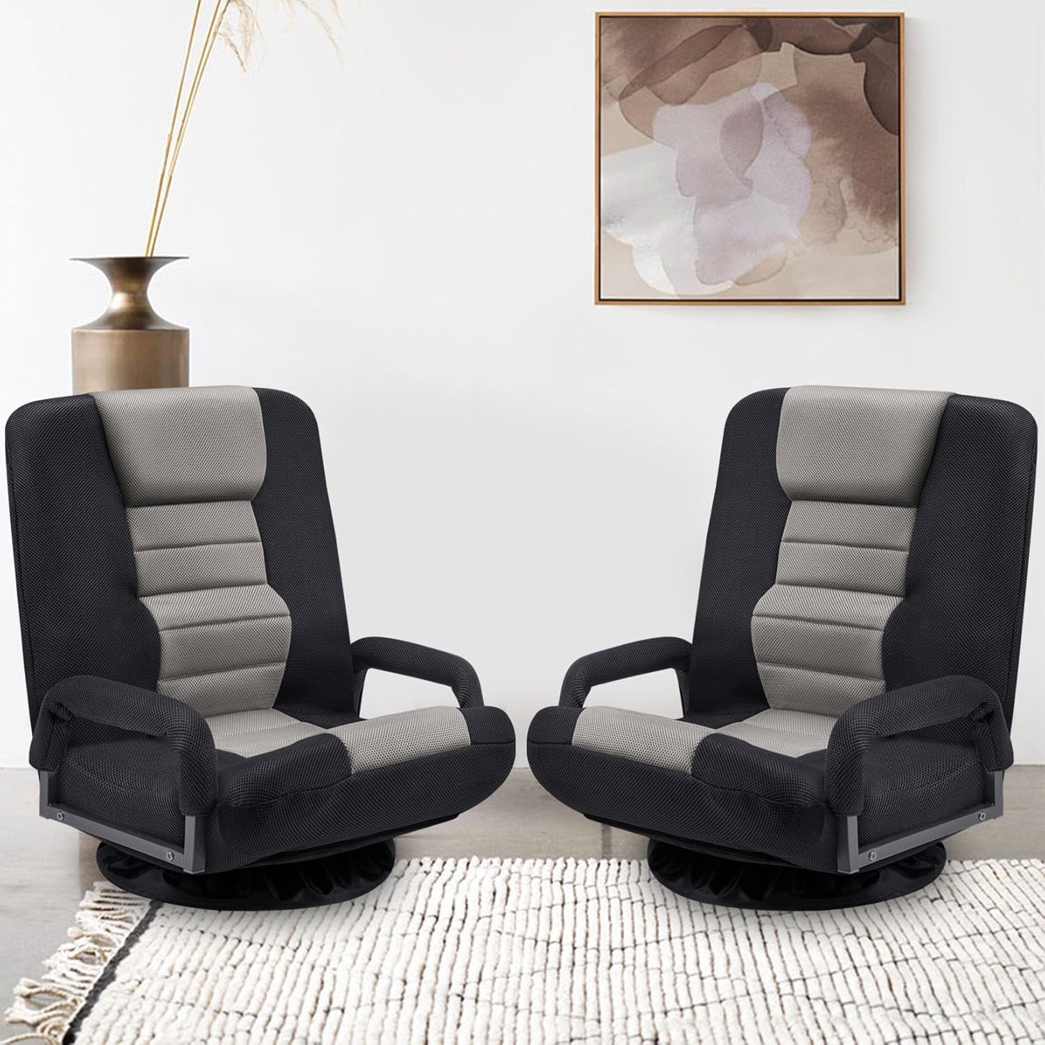 Swivel Gaming Chair Multipurpose Floor Gaming Chair for Playing Video ...