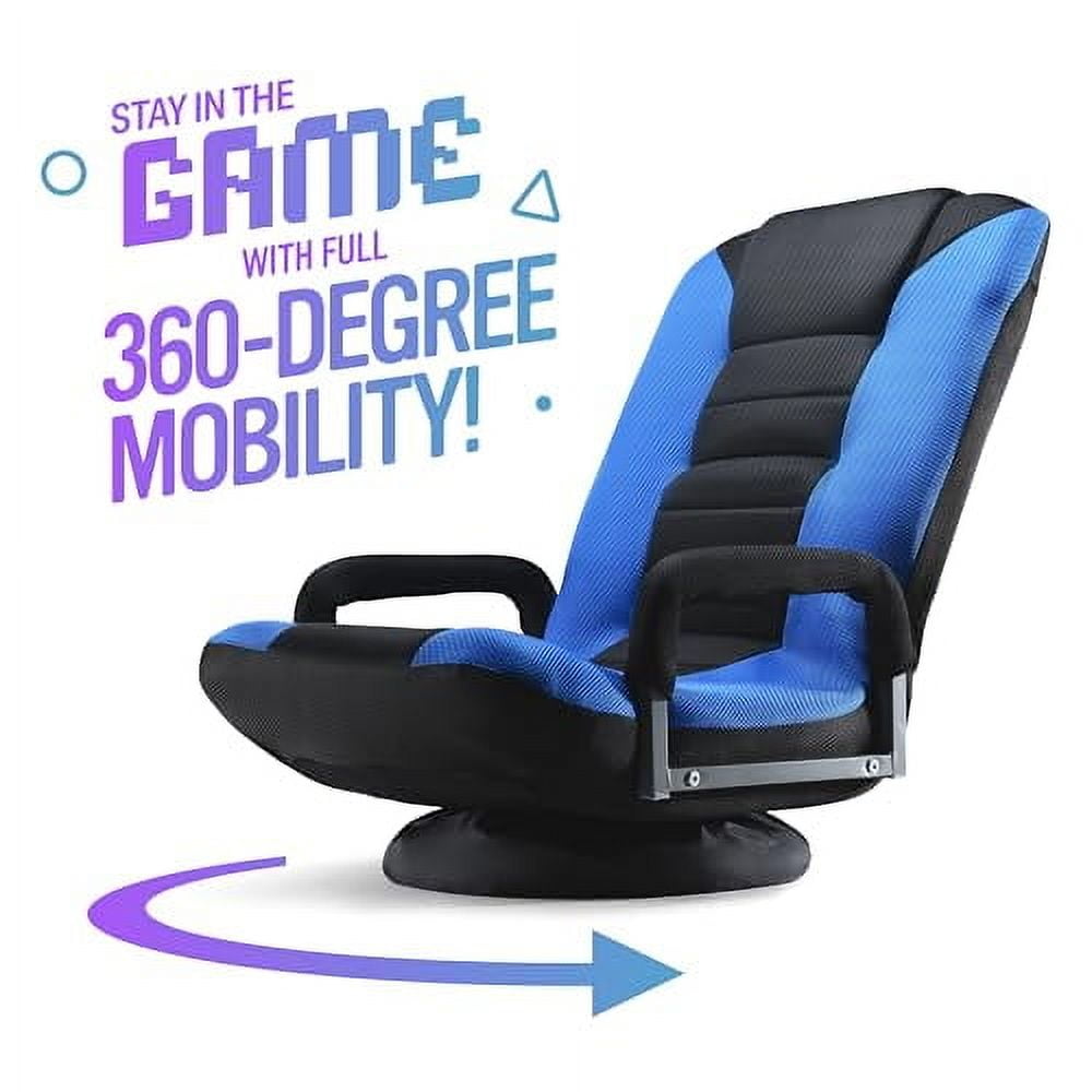 Swivel Gaming Floor Chair - Enjoy 6 Different Positions, Adjustable ...