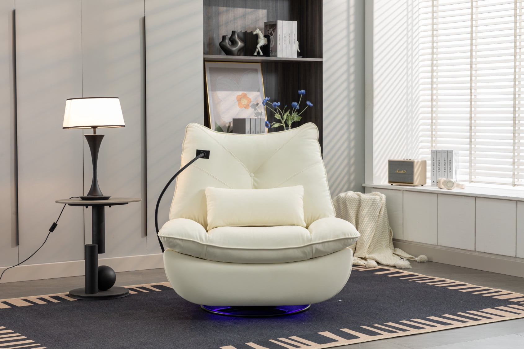 Swivel Glider Recliner Chair,Power Recliner Rocking Chair with ...