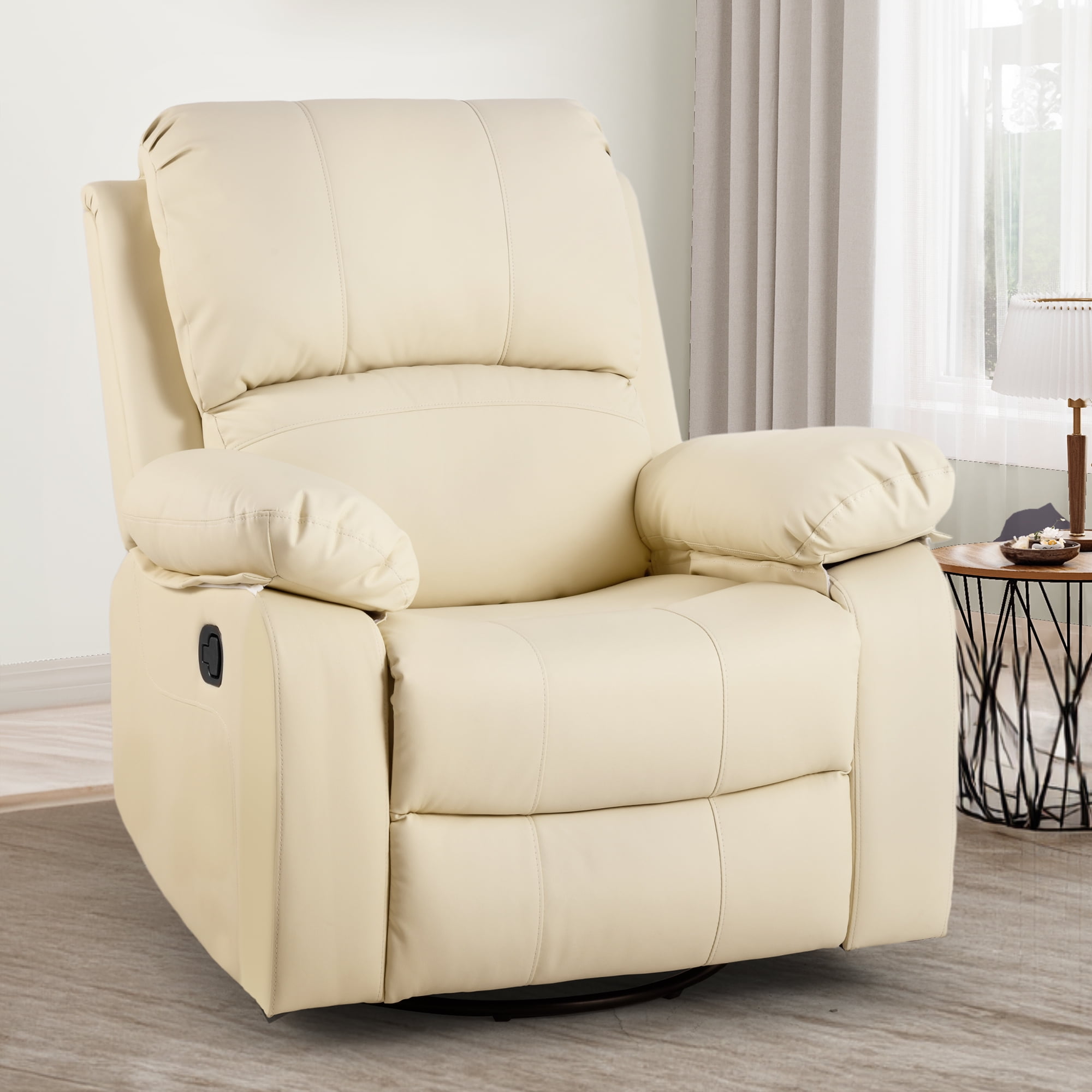 Swivel Glider Rocker Recliner - Modern Home Theater Seating, Manual ...