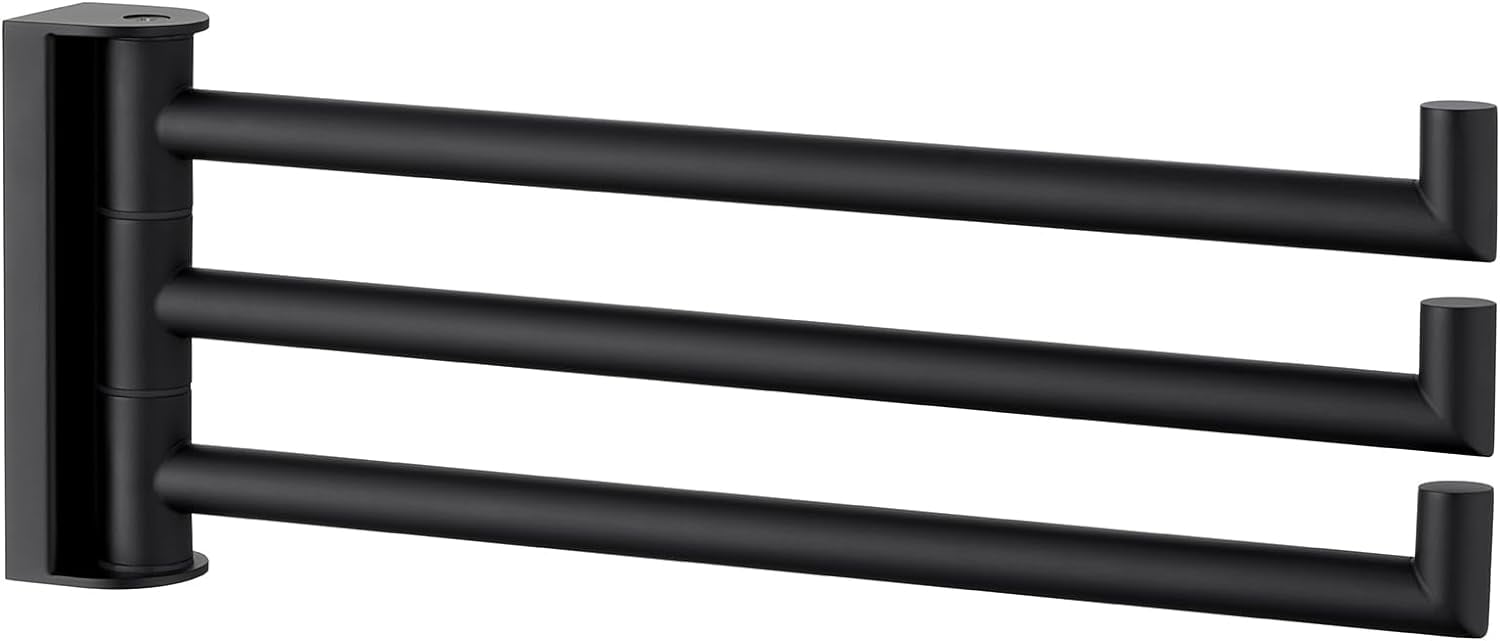 Swivel Hand Towel Holder 3 Bars,304 Stainless Steel Hand Towel Rack ...