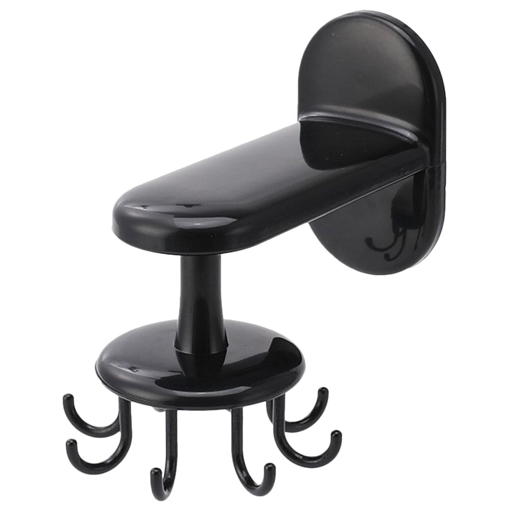 FENGGUIQU Rotating Hooks Kitchen Hanger ABS Stable Fixation Families ...