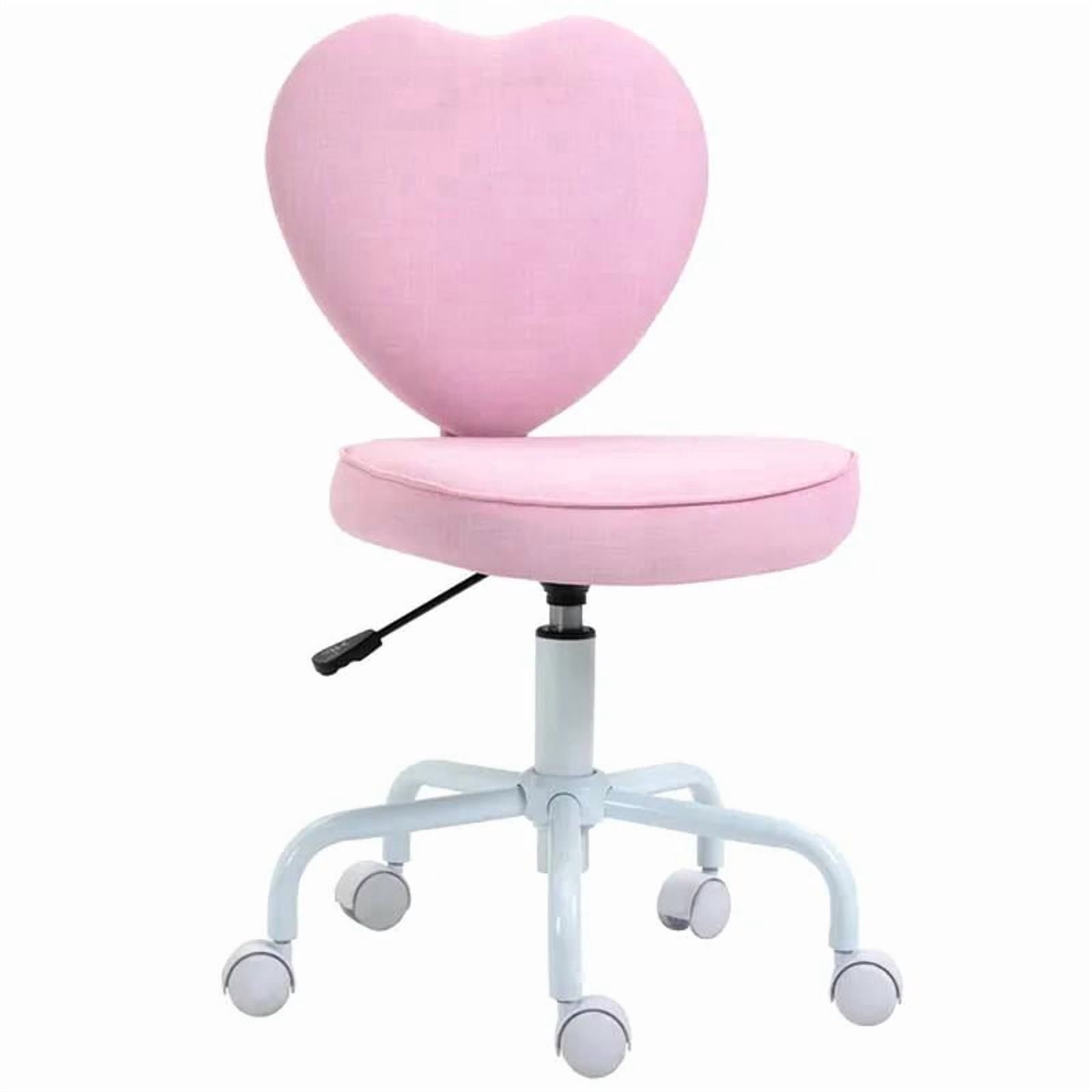 Swivel Leisure Chair on Wheels Upholstery Home Office Computer Chair ...