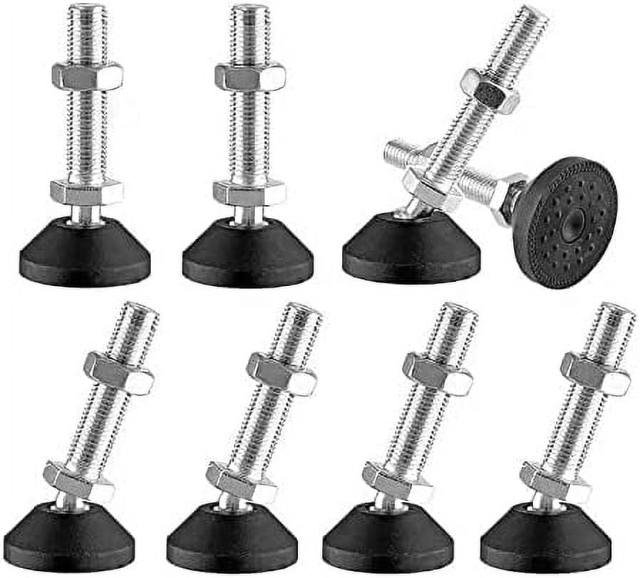 Swivel Levelers for Furniture, Anti-Slip, Threaded Leg Levelers, Easy ...
