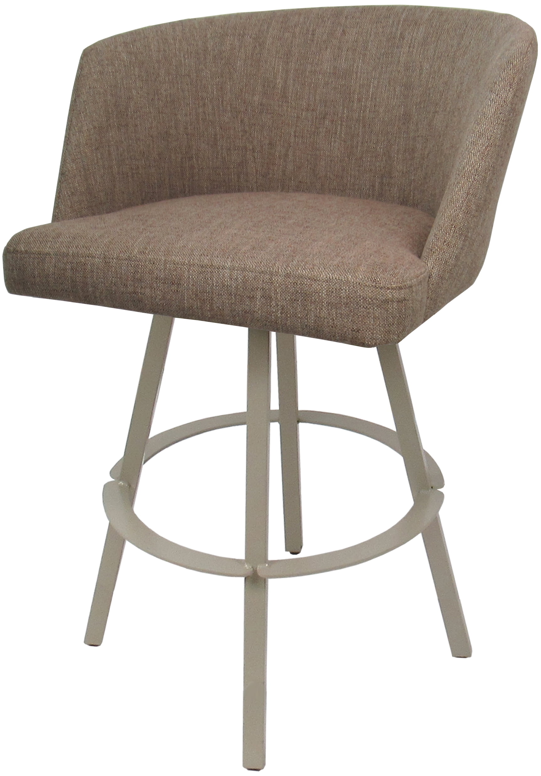 Swivel Metal Bar Stool 30" Seat - Joey - Basin Beige - Beige - Walmart.com