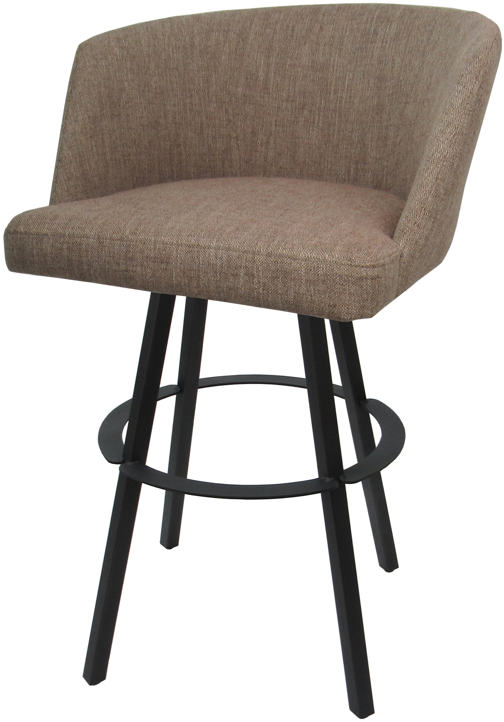 Swivel Metal Bar Stool 30" Seat - Joey - Basin Beige - Gray - Walmart.com