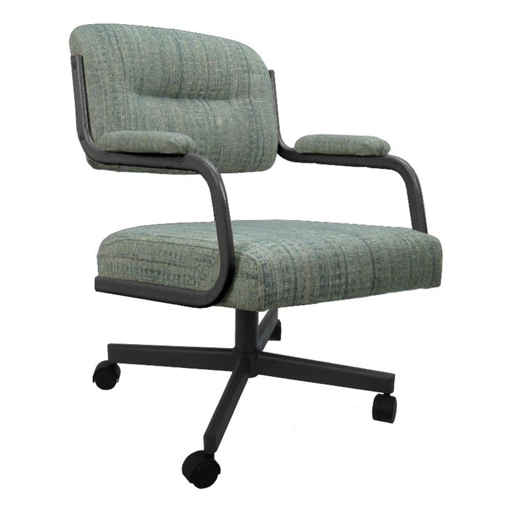 Swivel Metal Caster Dining Chair M-110 - Watusi Aquatint - Grey ...