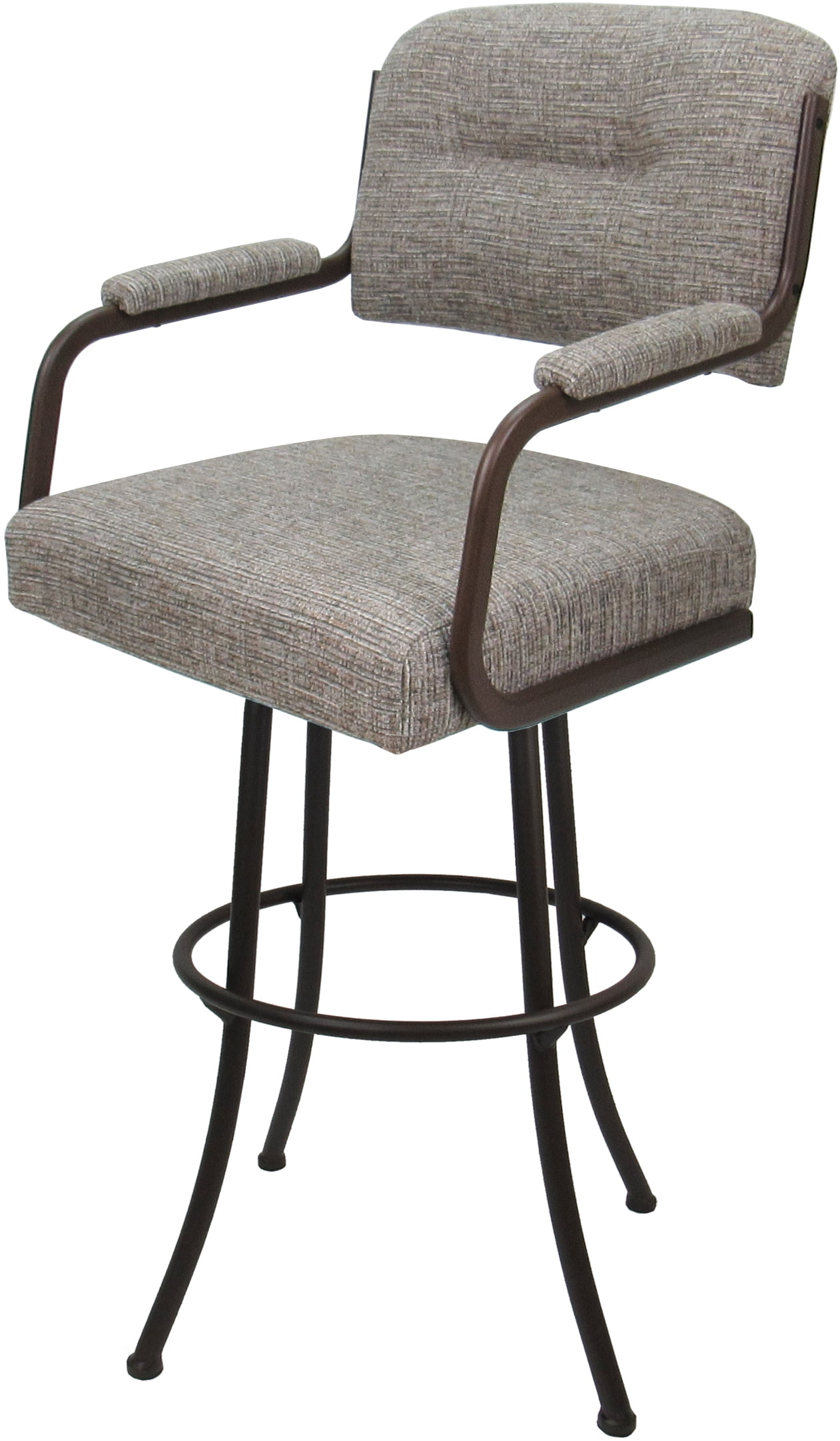 Swivel Metal Counter Stool 26" Seat - M-110 - Jetty June Tan - Brown ...