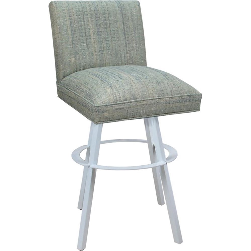 Swivel Metal Extra Tall Stool Sommerville 34" Seat - Watusi Aqua Teal ...
