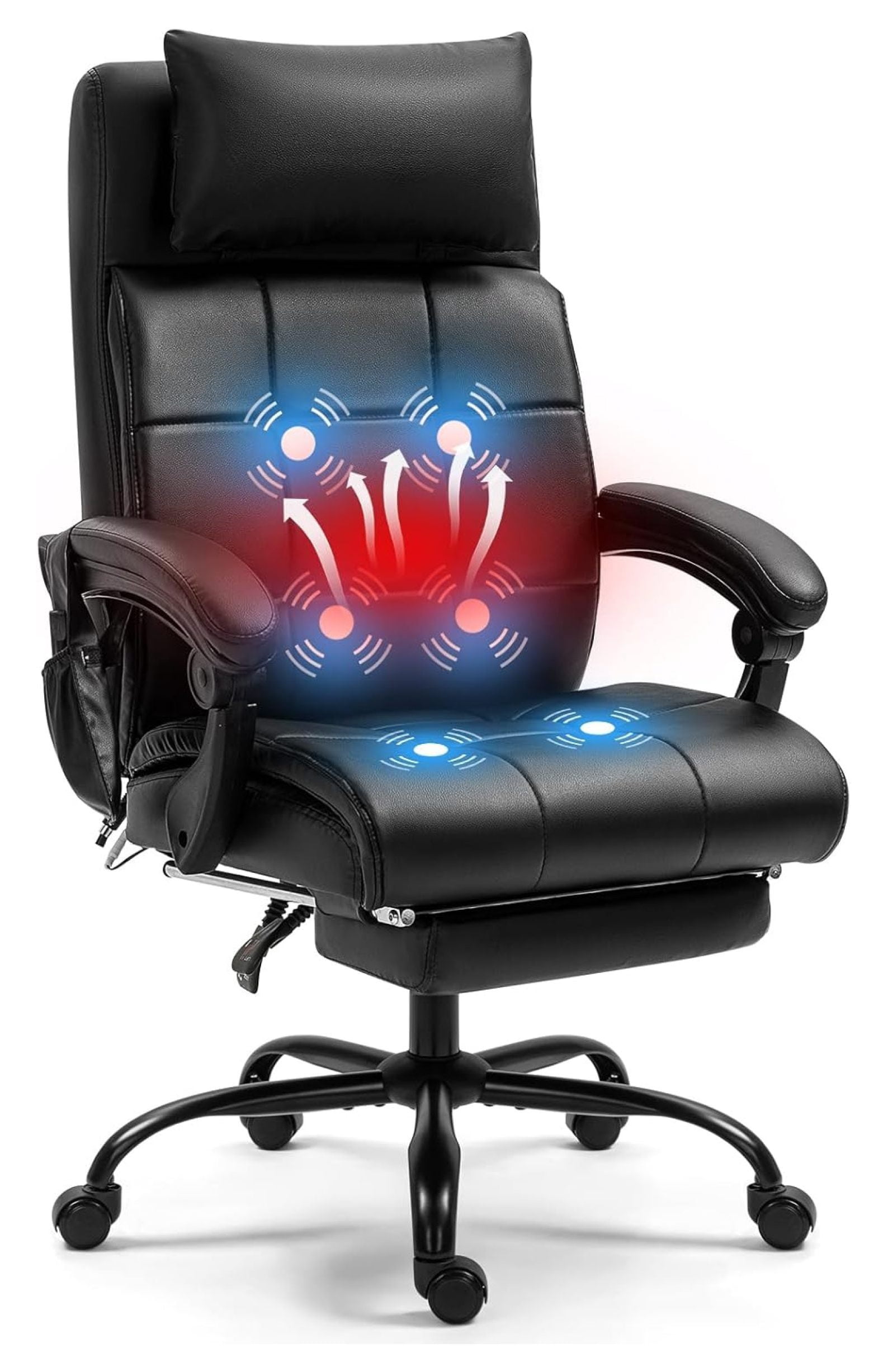 Swivel Office Chair, High Back Adjustable Home Office Desk Chair ...