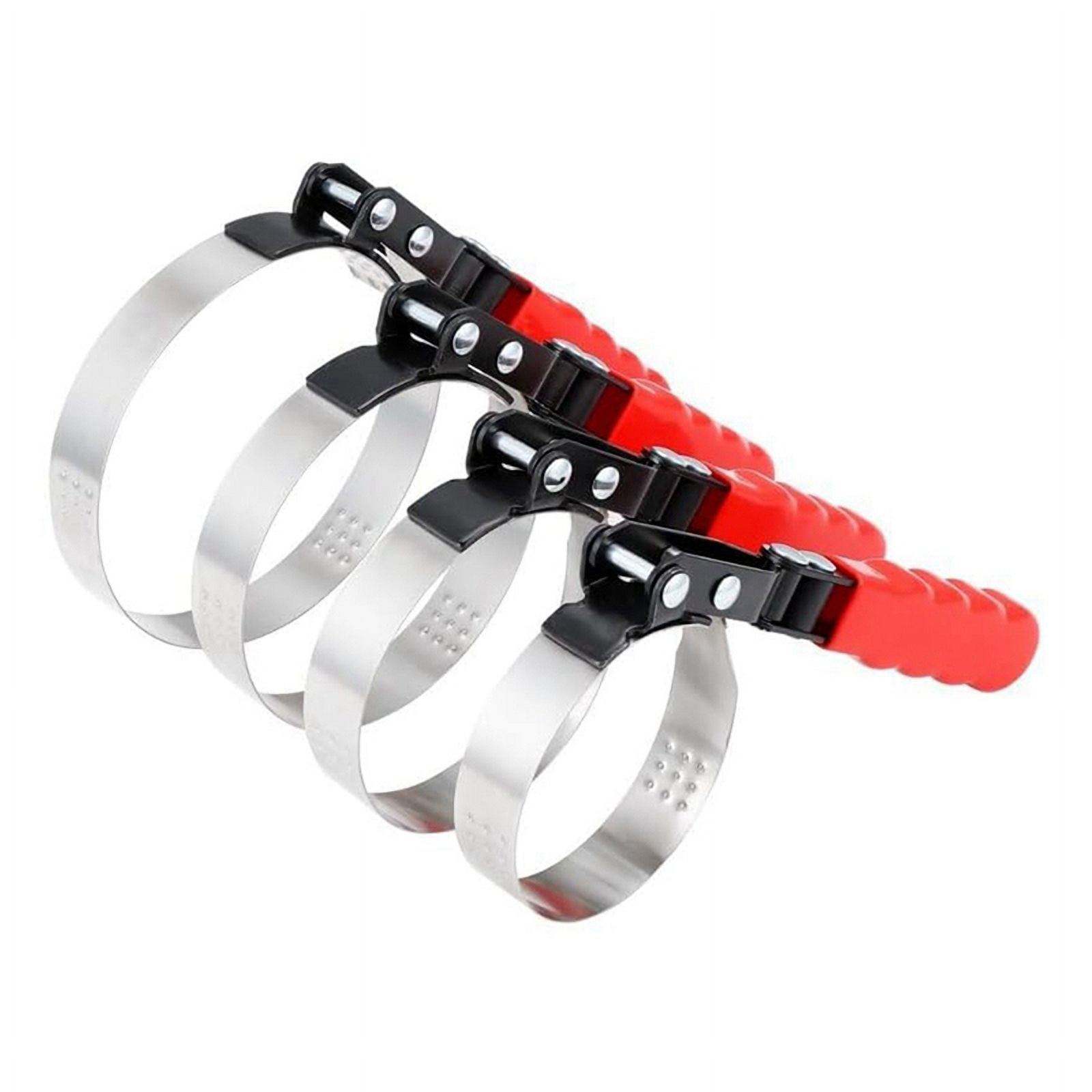 Swivel Oil Filter Wrench Set, 4-Piece Removal Tool, Stainless Steel ...