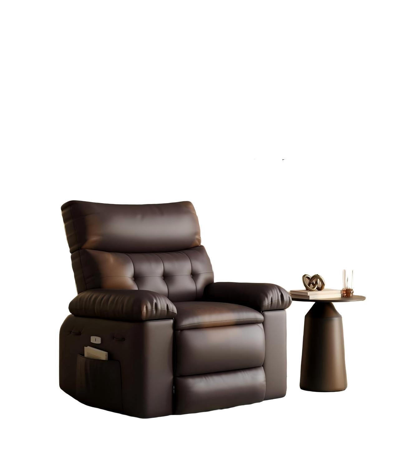 Swivel Recliner Chair with Massage and Remote Control - Ergonomic ...