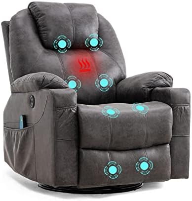 Swivel Rocker Recliner Chair - Manual Glider Rocking Recliner Chair ...