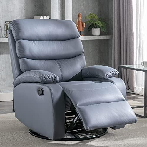 Swivel Rocker Recliner Chair for Adults, Rocking Recliner Chair, Manual ...