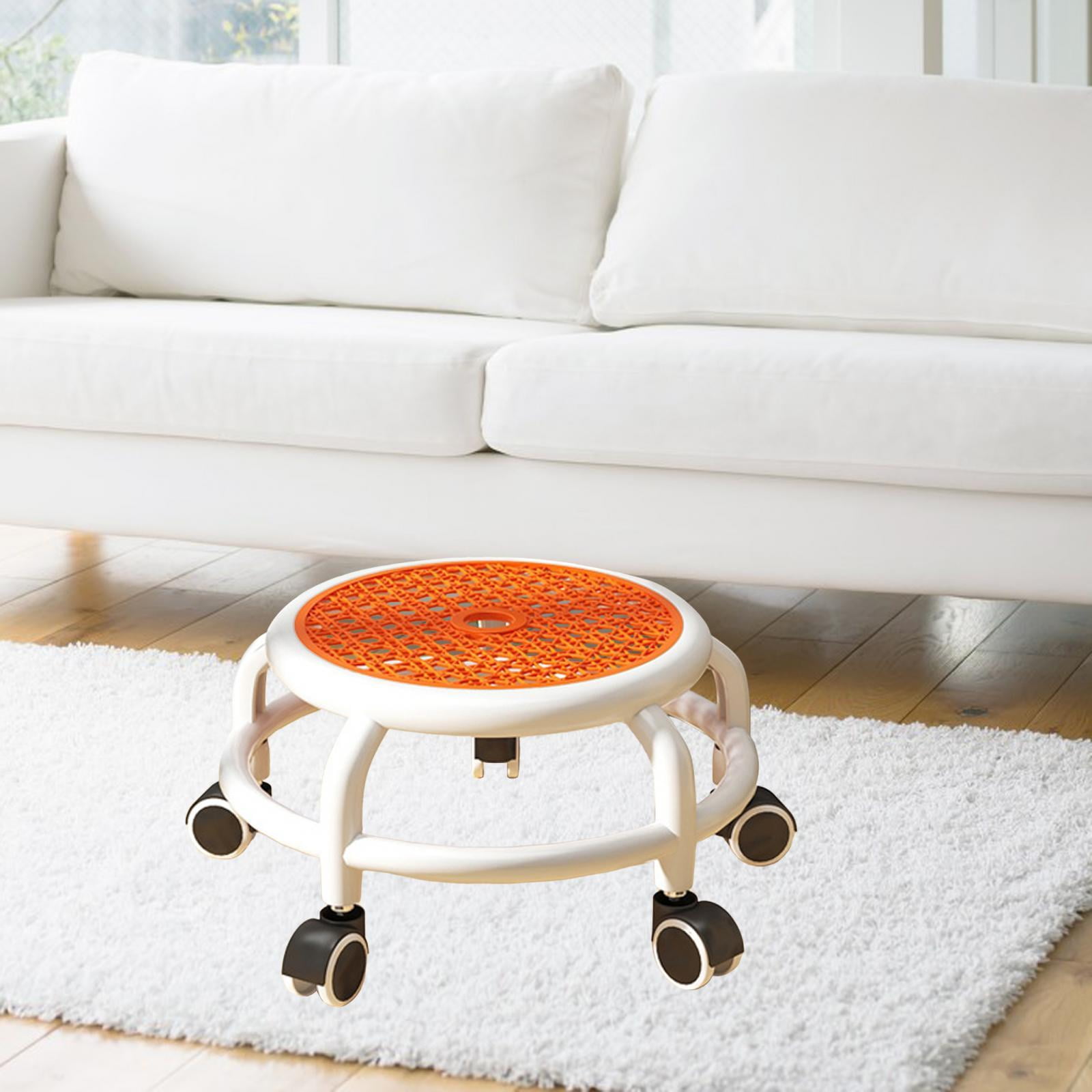 Swivel Rolling Stool, Pulley Wheels Stool, Footstool, Heavy Duty ...