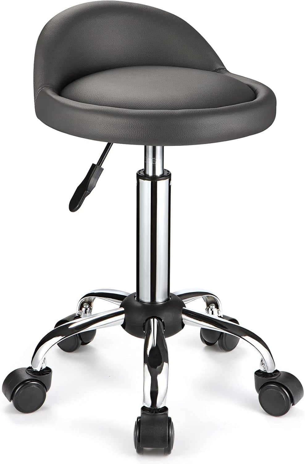 Swivel Rolling Stool with Wheels Height Adjustable Stool Drafting Chair ...