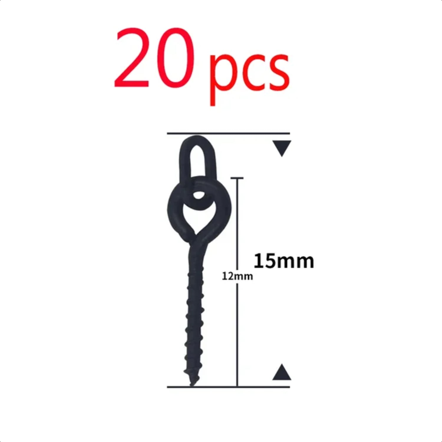 Swivel Screw Peg with Ring for Reliable D-Rig Chod Rig Terminal Tackle ...